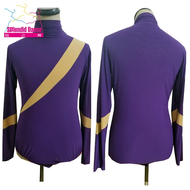 Customized Latina Dance Shirt For Men Ballroom Competition Clothes ...