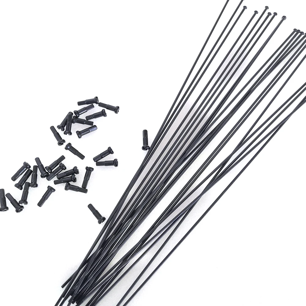 Pillar-PSR-15-round-Spokes-Black15G-Stainless-J-bend-Straight-Pull ...