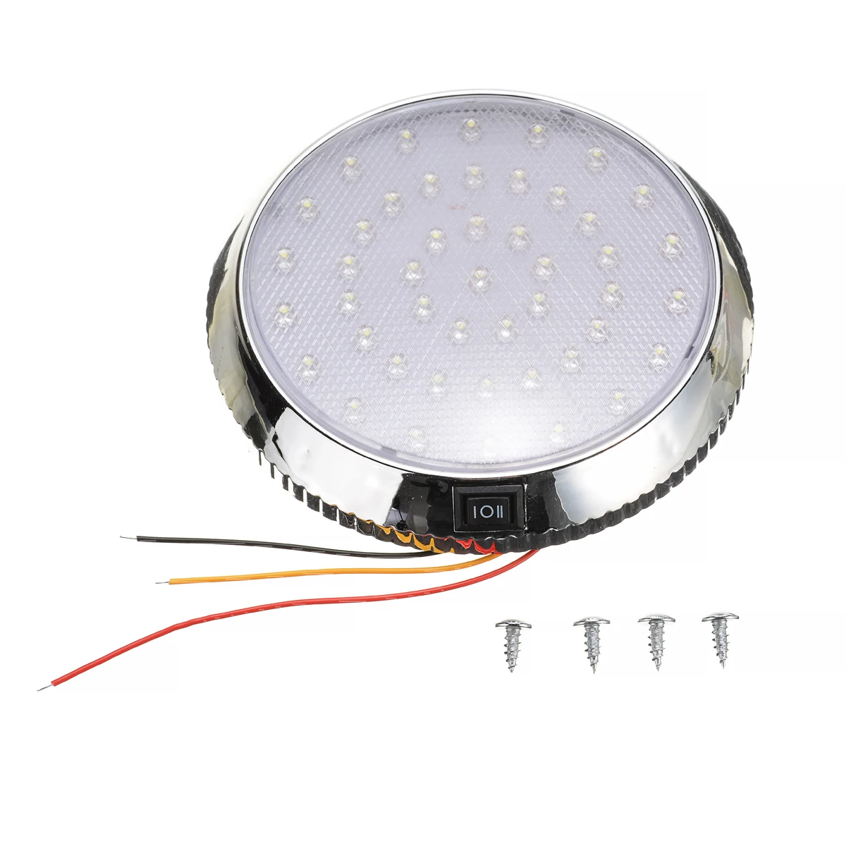 1pc 12V 46 LED On Off Camping Car RV Roof Ceiling Cabin Light Touch ...