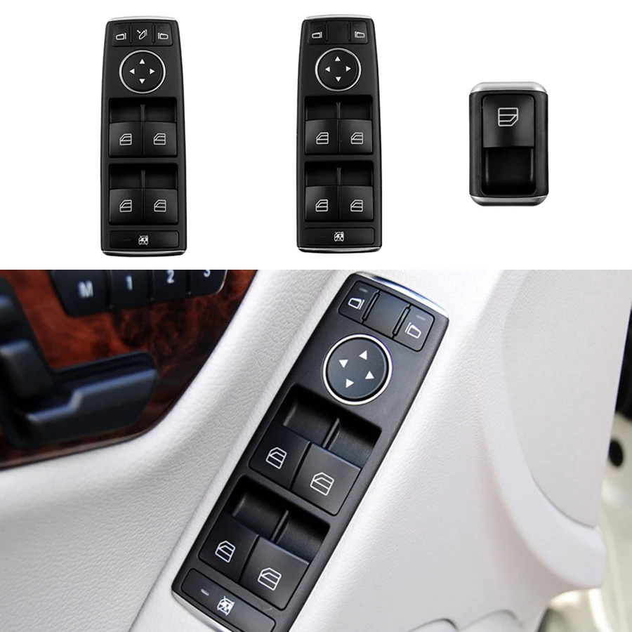 Electric Power Master Window Switch Button For Mercedes Benz W204 W212 ...