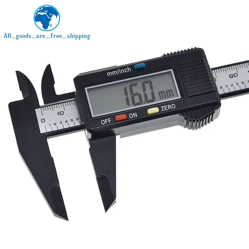 Vernier Caliper 0-150mm Measuring Tool 6 inch LCD Digital Electronic ...