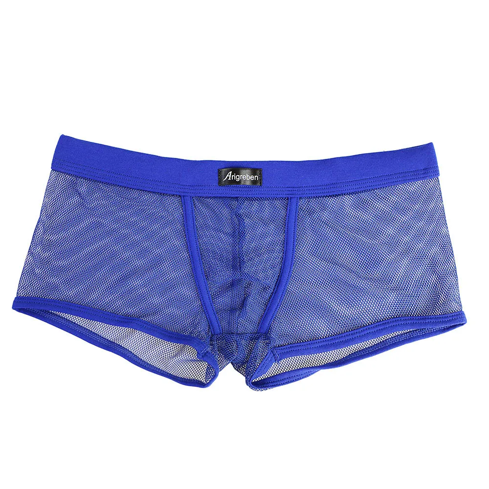 Sexy-Men-Underwear-Mesh-Breathable-Boxer-Shorts-Transparent-Briefs ...