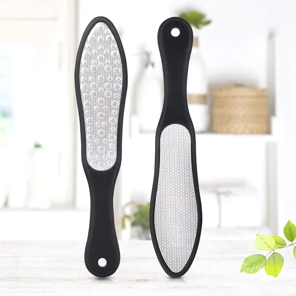 Stainless Steel Double Side Foot Files Hard Skin Feet Pedicure Rasp ...
