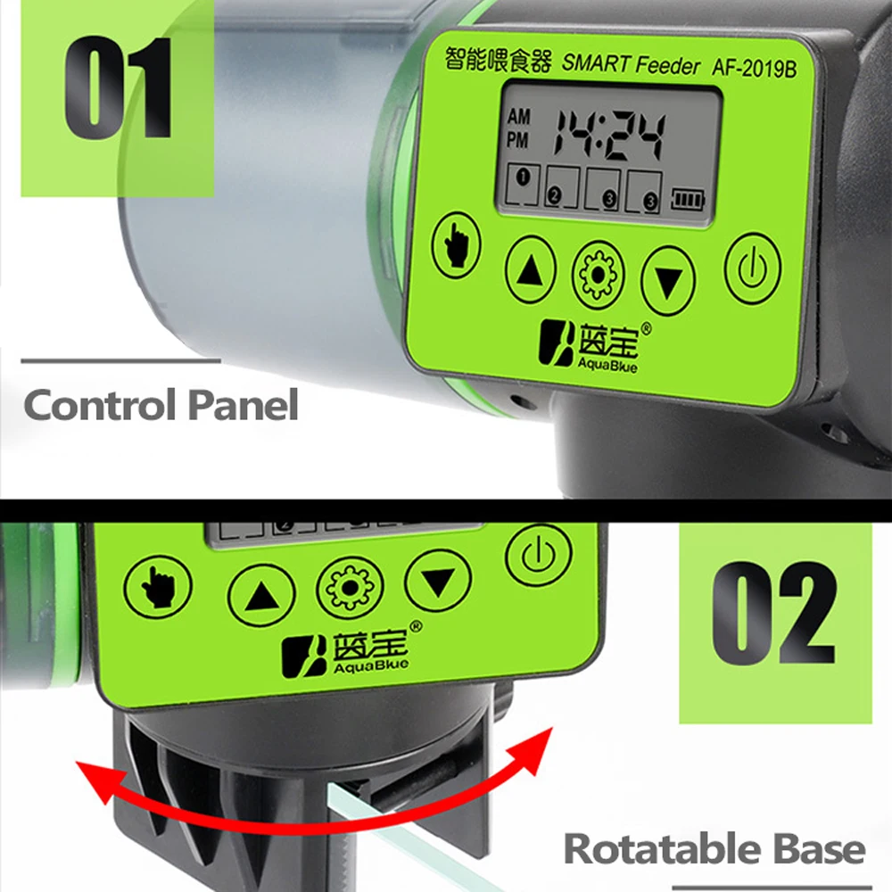 Intelligent Automatic Fish Feeder Aquarium Fish Bowl Electrical Timer ...