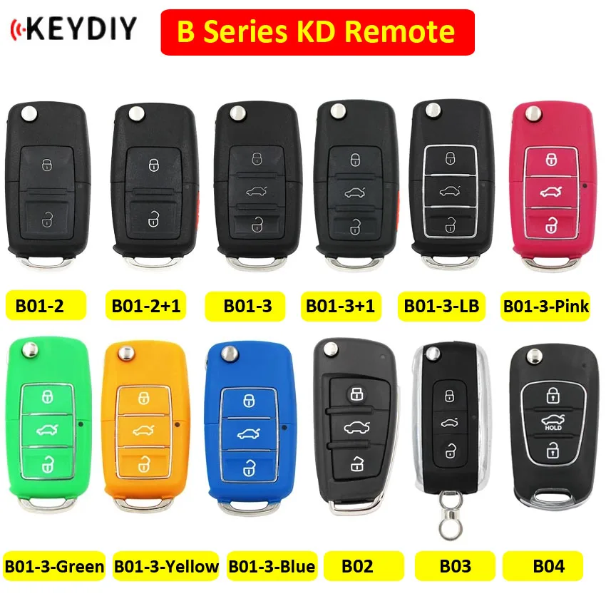 B01-2 B01-3 B01-3-LB B02 B03 B04 2/3 Button Remote Control B Series ...