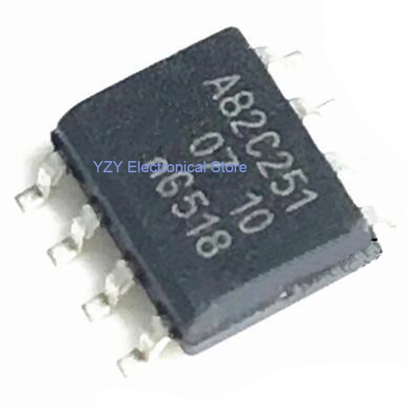 1 개/몫 PCA82C251T A82C251Y PCA82C251 82C251Y A82C251 SOP 8 새로운 오리지널 집적 회로 빠른 배송|커넥터| - AliExpress