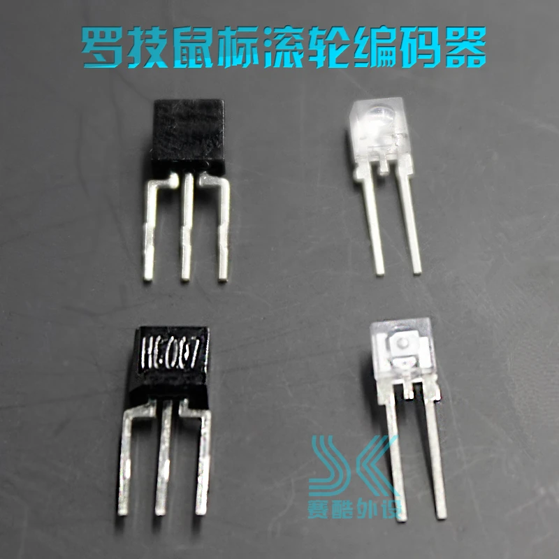 1pair Mouse Optical Encoder For Logitech G300 S G302 G9x G500 G600 G602 ...