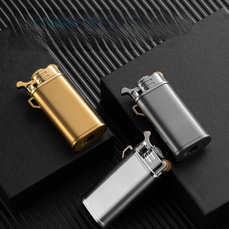 Simple-and-Stylish-Clamshell-Grinding-Wheel-Single-Straight-Lighter ...