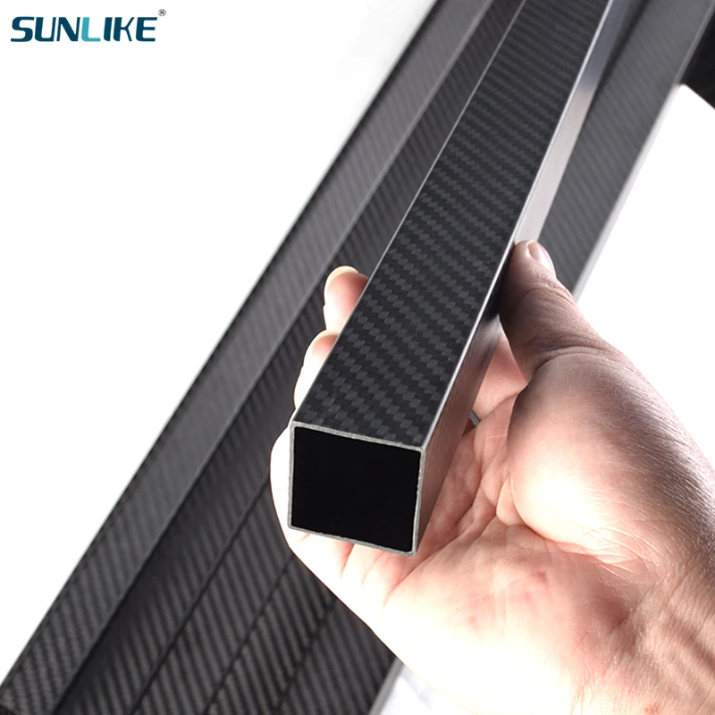 Carbon Square Structure Inlays