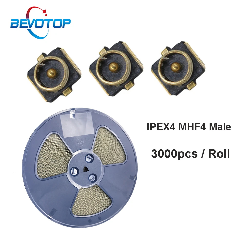 3000~5000pcs/pack Ufl U.fl Ipx Ipex4 Mhf4 Male Plug Socket Jack Pcb ...