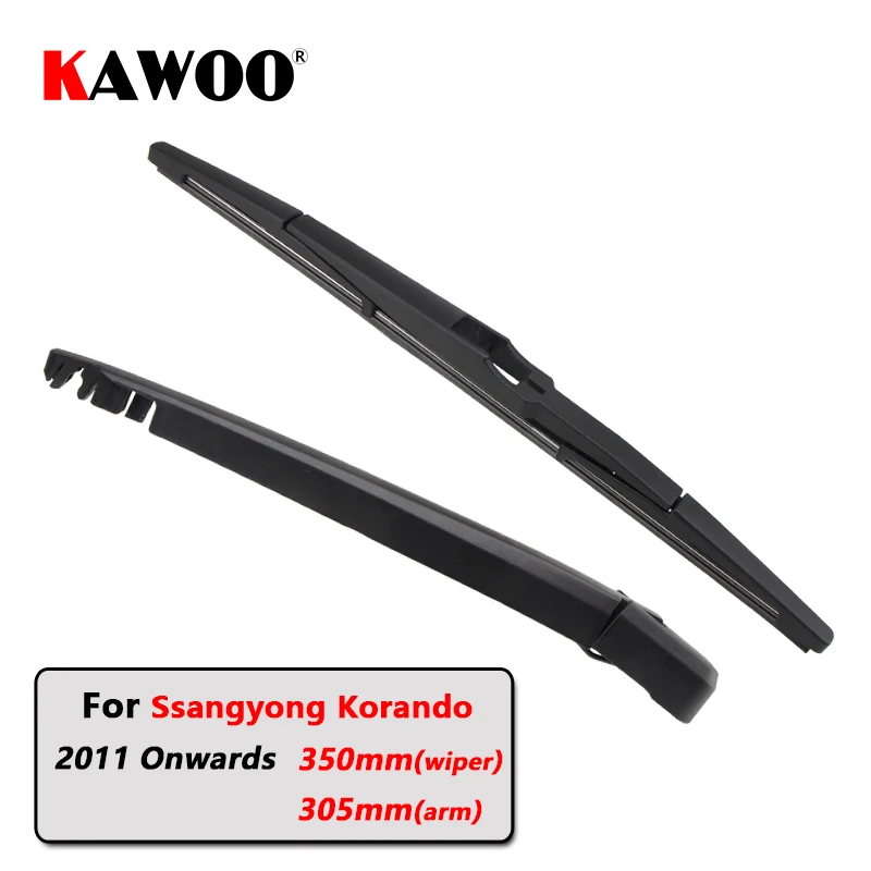 Kawoo Car Rear Wiper Blades Back Window Wipers Arm For Ssangyong ...
