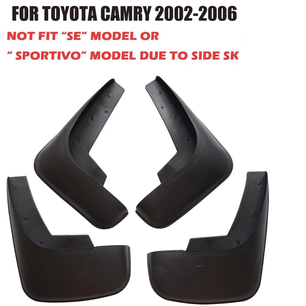 For Toyota Camry 2002~2006 Front Rear Mudflap Fender Mudguards Mud ...