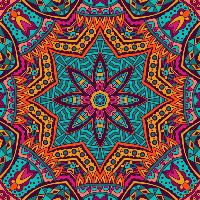 Colorful-print-Wall-Tapestry-Wall-Hanging-Psychedelic-Tapestry-Decor ...