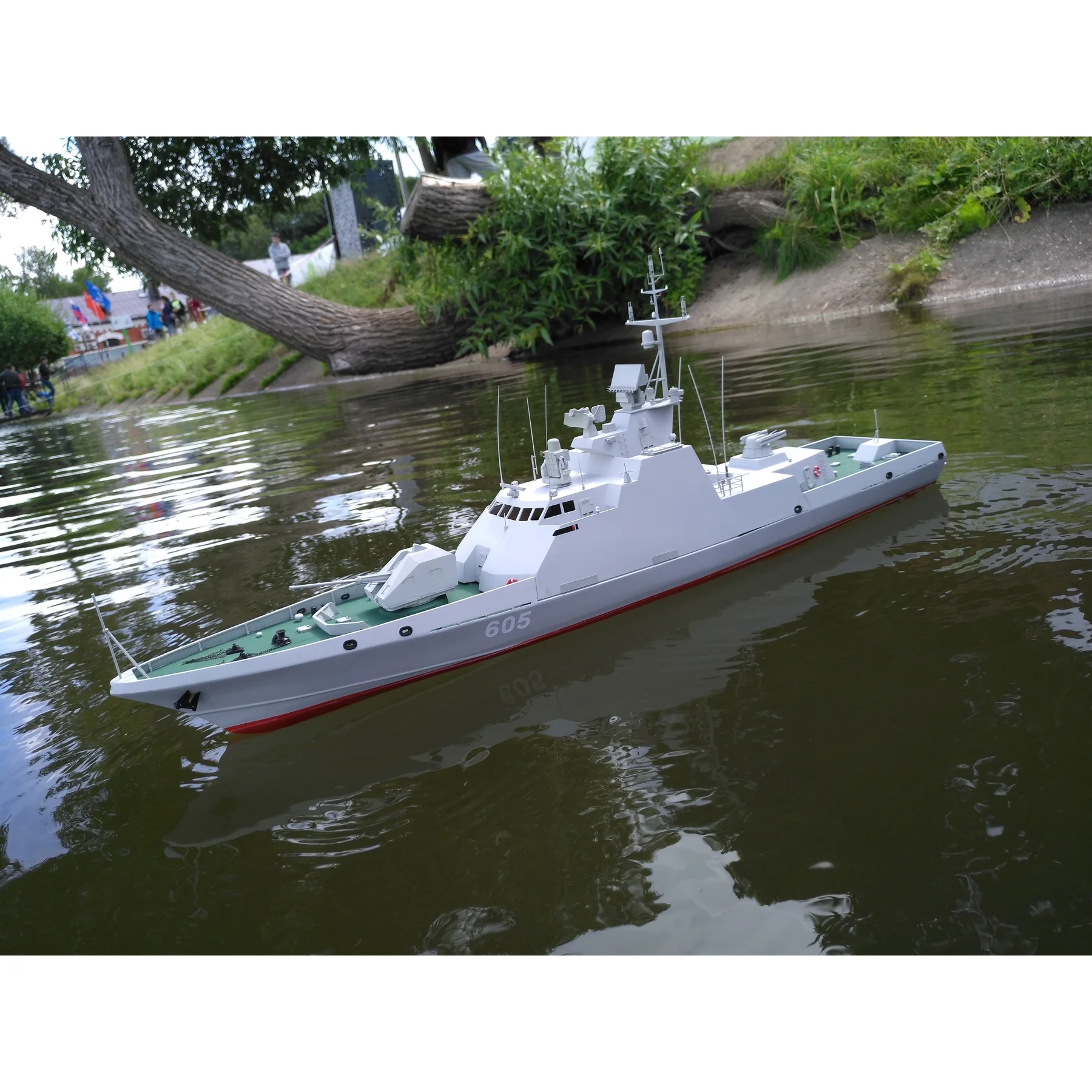 Prefabricated-composite-model-rocket-and-artillery-boat-project-12300 ...