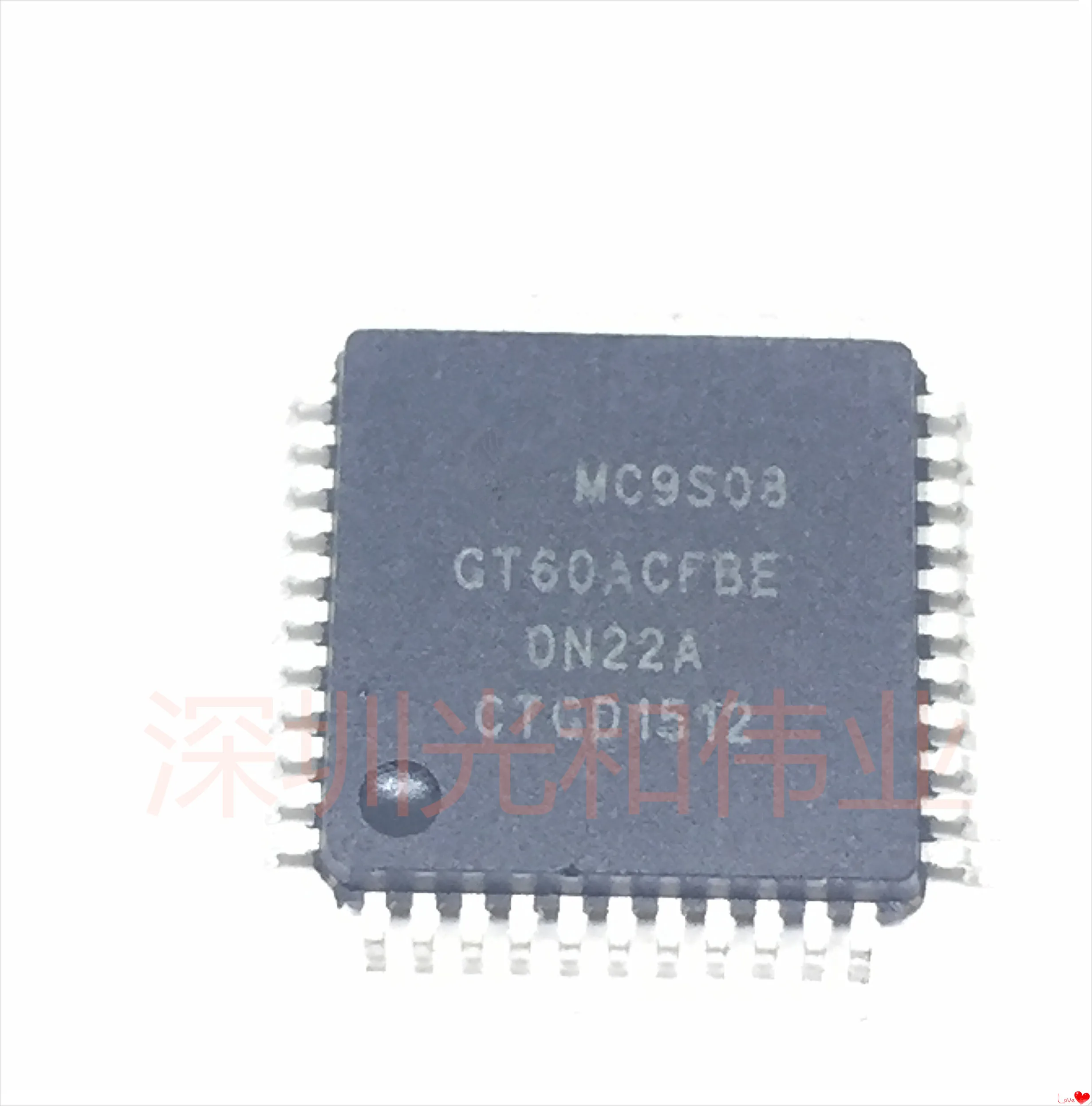 MC9S08GT60ACFBE 0N22A MCU 8 bit HCS08 CISC 60KB Flash 2,5 V/3,3 V 44 Pin PQFP|Accesorios de ...