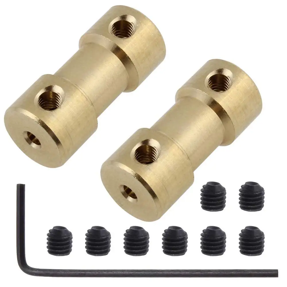 2/2.3/3/3.17/4/5/6mm N20 Motor Shaft Coupling Coupler Connector Sleeve ...