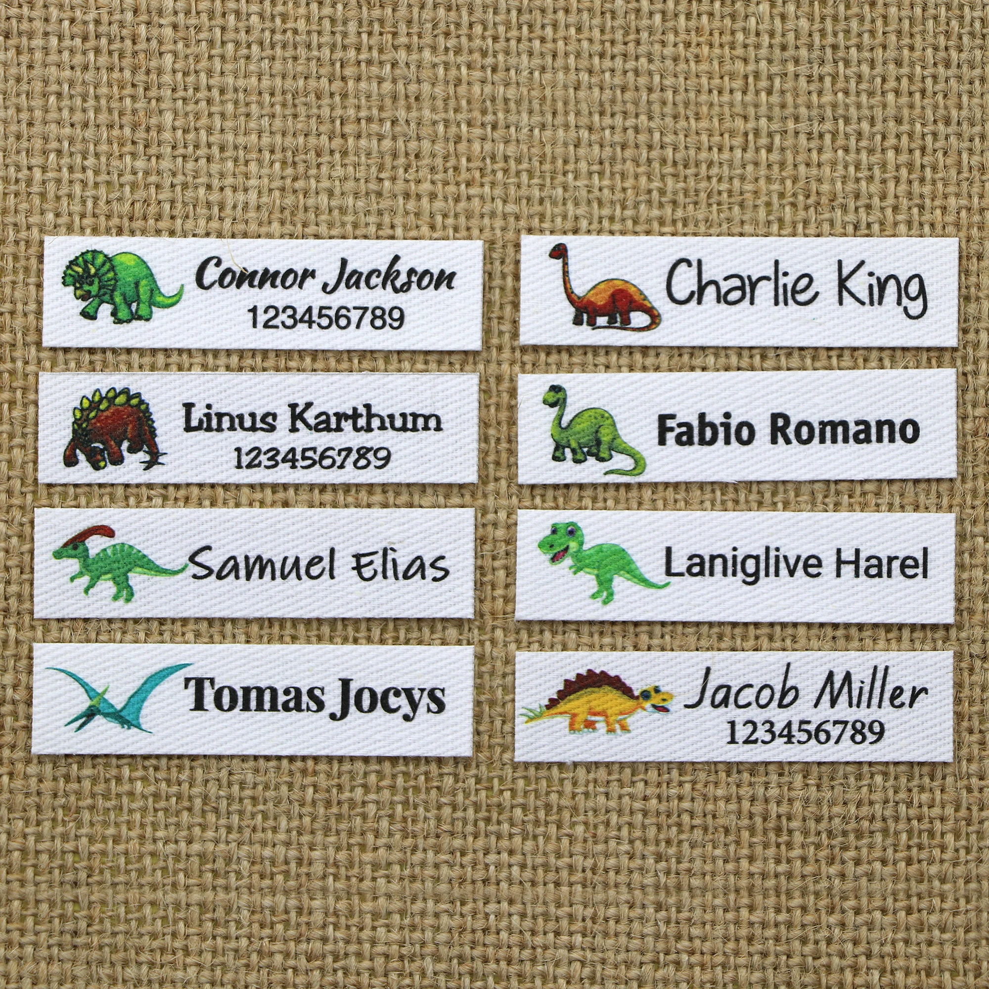 96pieces-Custom-Ironing-Labels-Cartoon-labels-Personalized-name-tag-for ...