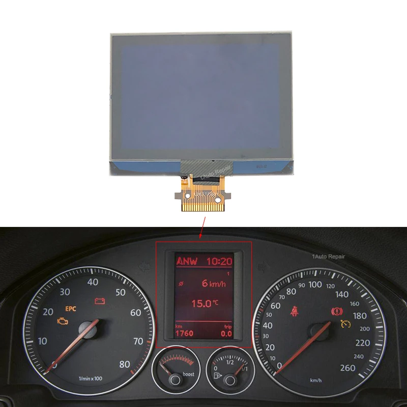 Dashboard-LCD-Screen-Display-For-Instrument-Cluster-For-VW-Golf-V-MK5 ...
