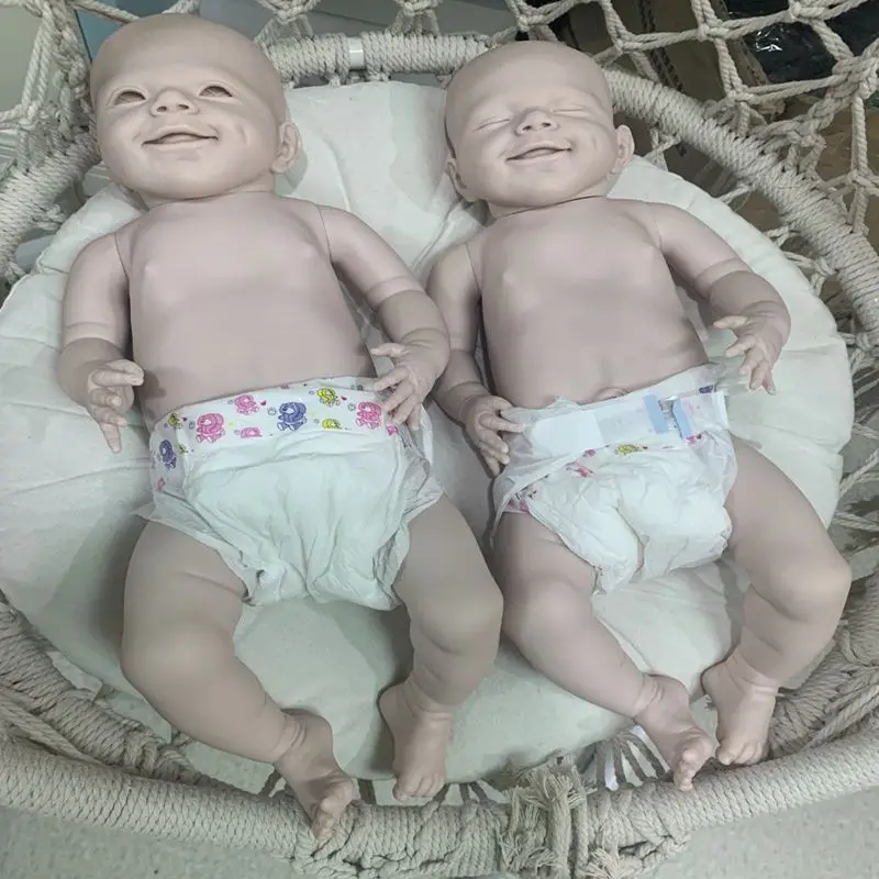 NPK kit de muñeca reborn de cuerpo completo para niños, muñeco realista de cuerpo entero, cara ...