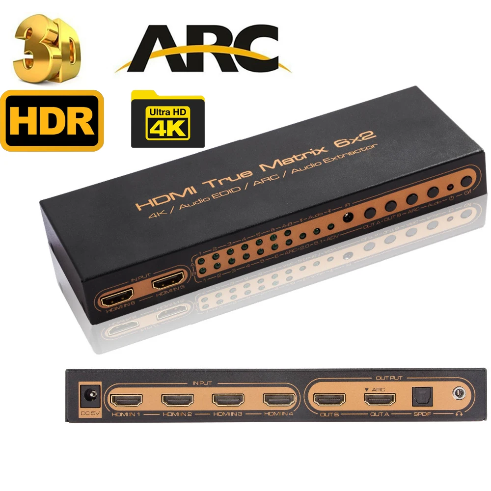 Hdmi Audio Extractor Arc | 7 2 Audio Extractor Hdmi Arc | Extractor ...