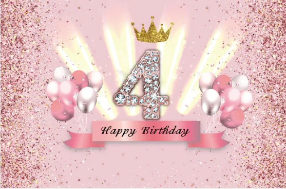 Hơn 100 mẫu happy 4th birthday background :Hơn 100 mẫu