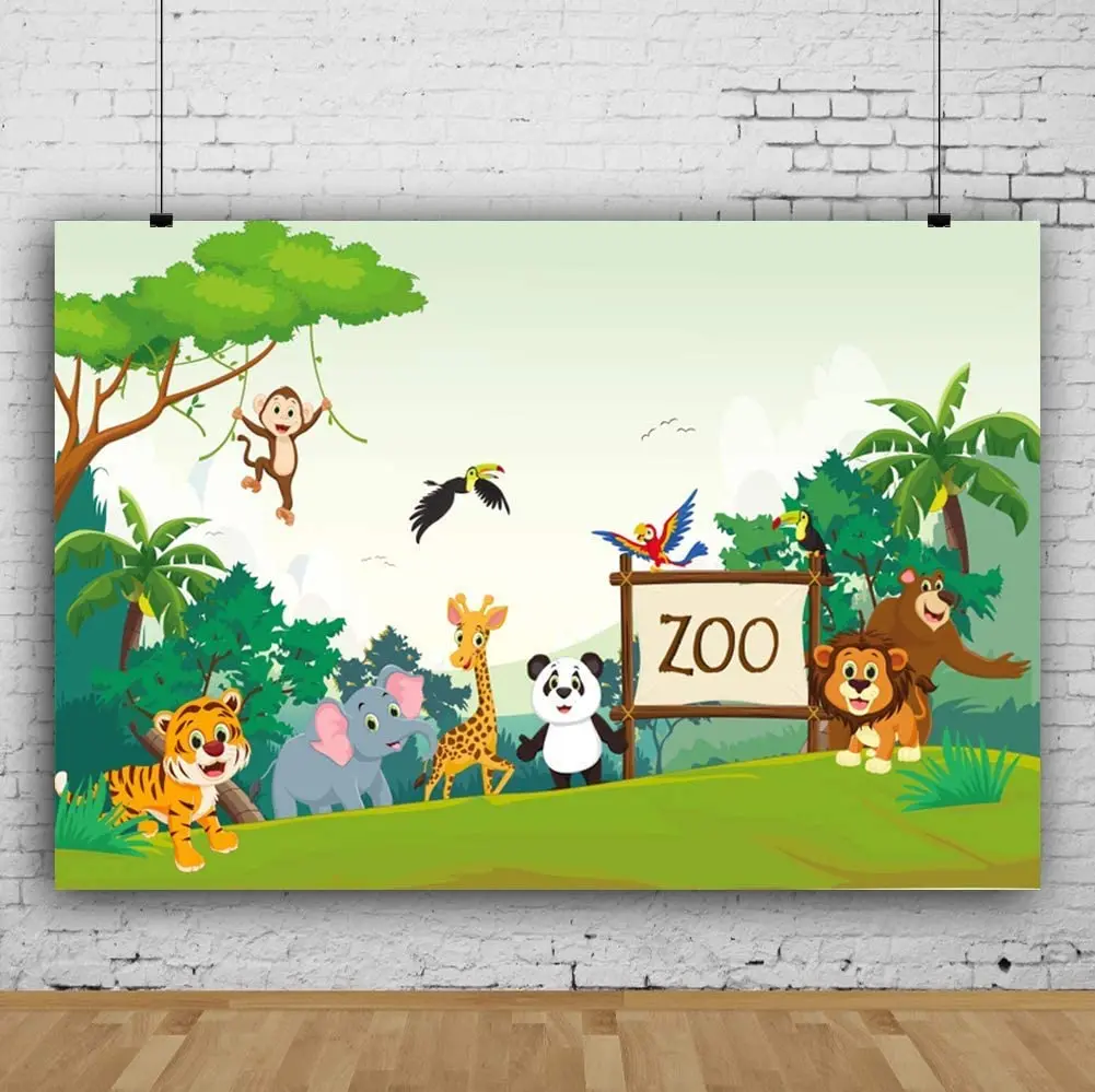 Boy Cartoon Zoo Keeper