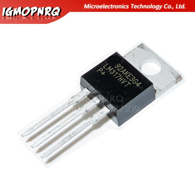 10pcs Lm317hvt To-220 Lm317 Three Terminal Regulator New Original ...