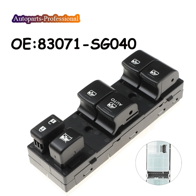 스바루 포레스터 S12 2.0 2013 전면 전력 윈도우 제어 스위치 83071 SG040 83071SG040, 자동차 액세서리 ...