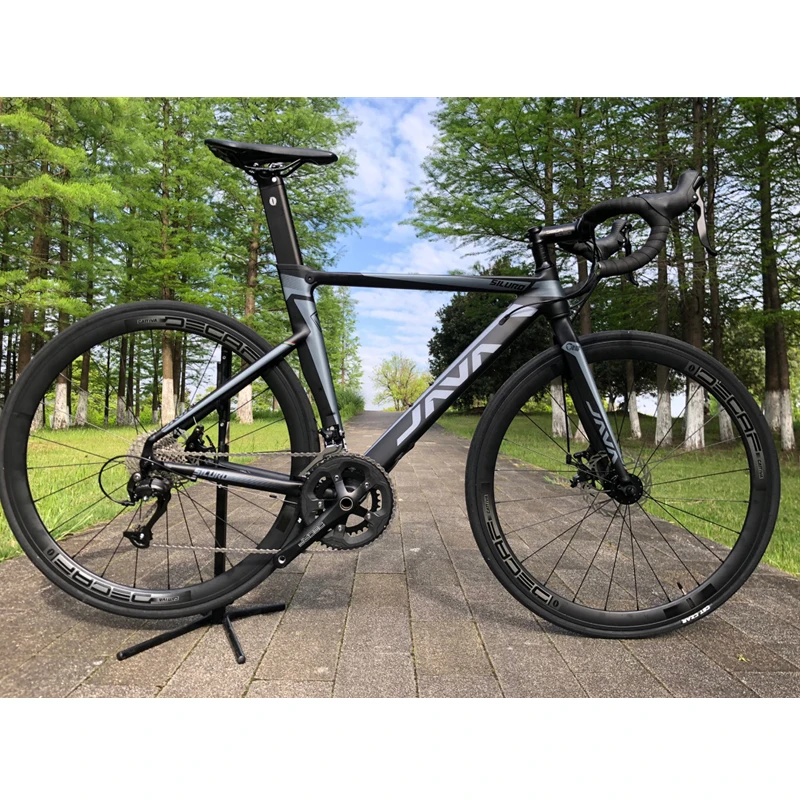 Java Siluro2 도로 자전거 알루미늄 합금 디스크 브레이크 18 스피드 레이싱 자전거 사이클링 Shimano R3000 ...