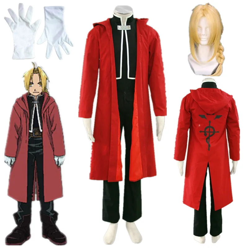 Fullmetal Alchemist Series Edward Elric Coat Cosplay Costume ...