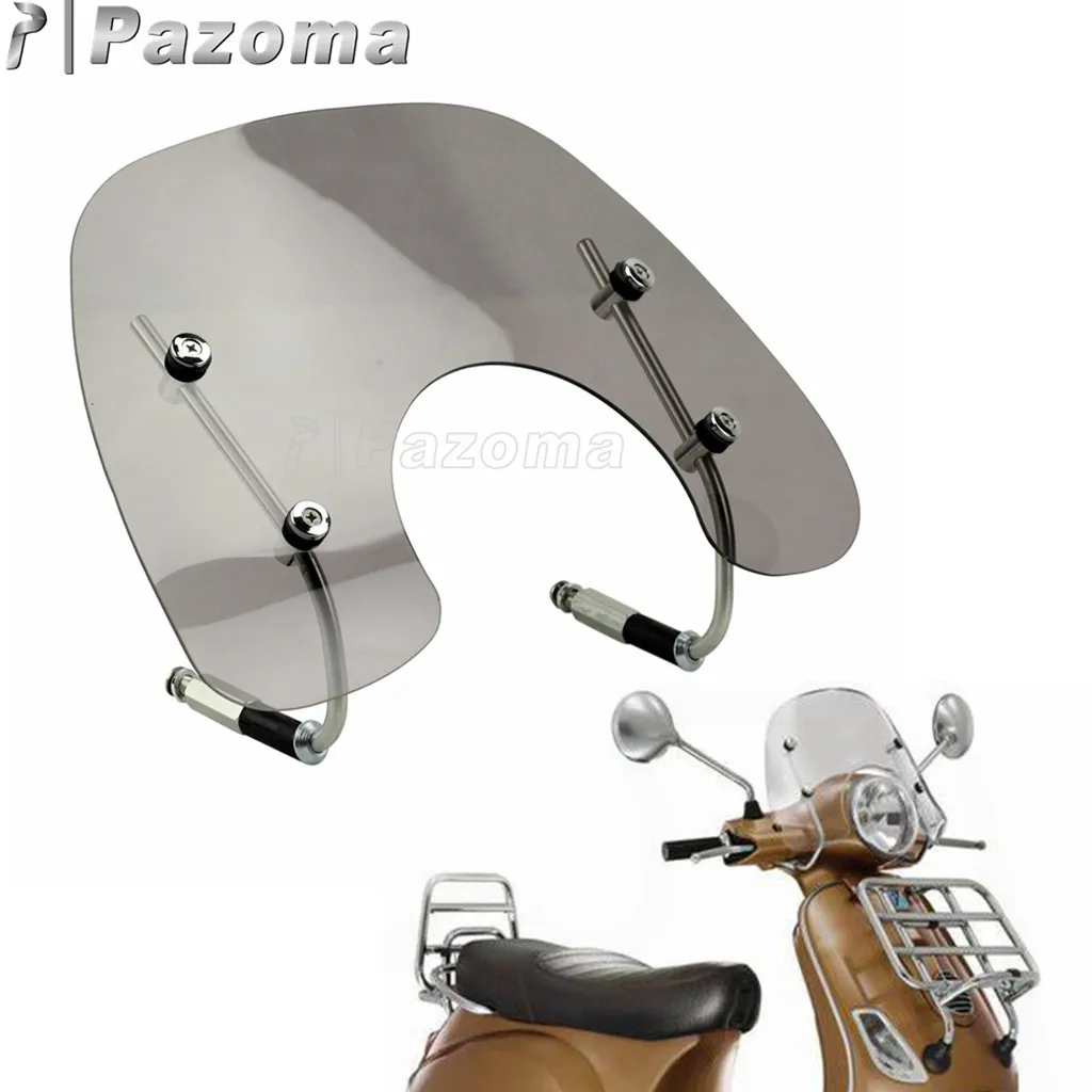 Smoke Genuine Flyscreen Wind Deflectors Motorcycle Windscreens W/ Mount ...