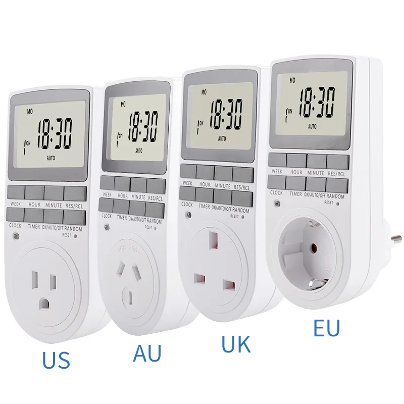 Electronic-digital-timer-switch-UK-US-AU-EU-kitchen-timer-24-Hour ...