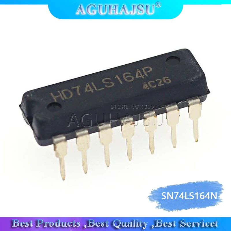 10PCS SN74LS164N DIP14 SN74LS164 DIP 74LS164 74LS164N DIP 14 신규 및 기존 IC ...