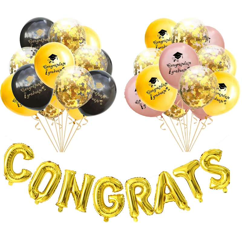 Congratulation Graduation Bachelor | Congrats Graduate Foil Balloons ...