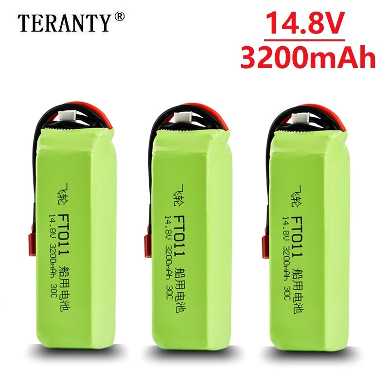 Lipo Battery For FT010 FT011 3200mah 14.8V BATTERY RC 4s 14.8V 30C ...