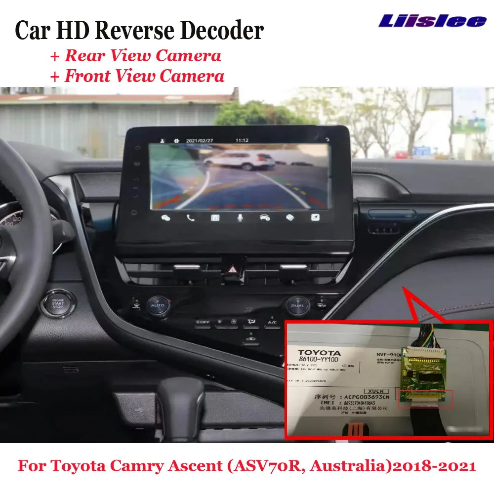 For Toyota Camry XV70 2017-2022 2023 Car DVR Rearview Front Camera ...