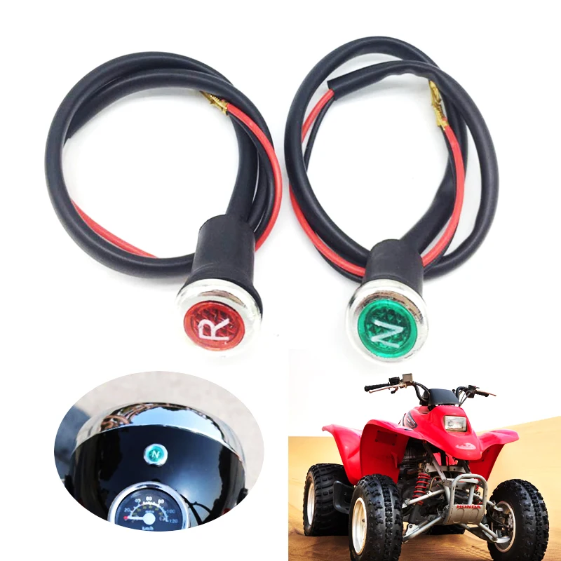 2 Pcs ATV Reverse & Neutral Light Indicator For 90/110/125/150/200/250 ...
