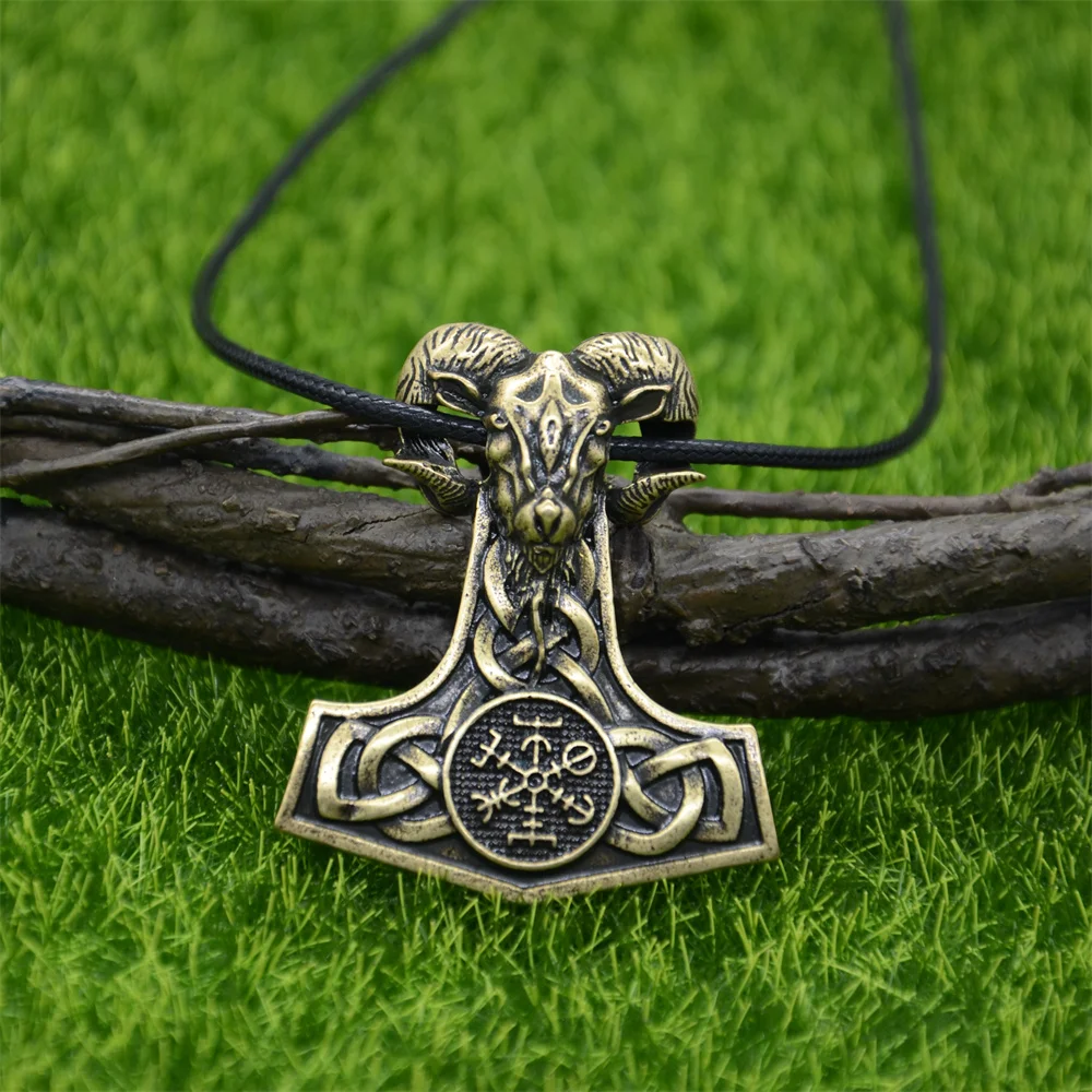 Mjolnir Pendant Bone
