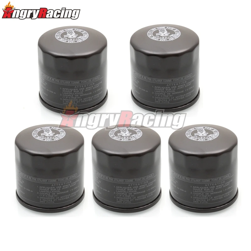 Oil Filters For Yamaha YZF R1 R3 R6 MT03 FZ61 FZ6R FZ6 XJ6 FZ07 MT07 ...