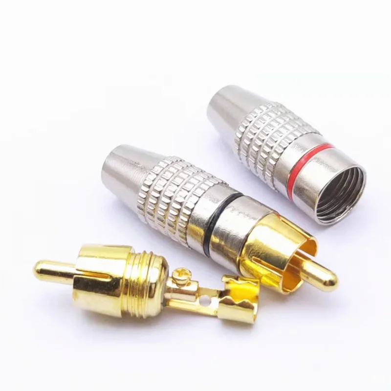 8pcs-lot-270RCA-Solderless-Plug-RCA-Terminal-Coaxial-Cable-Plugs-Rca ...