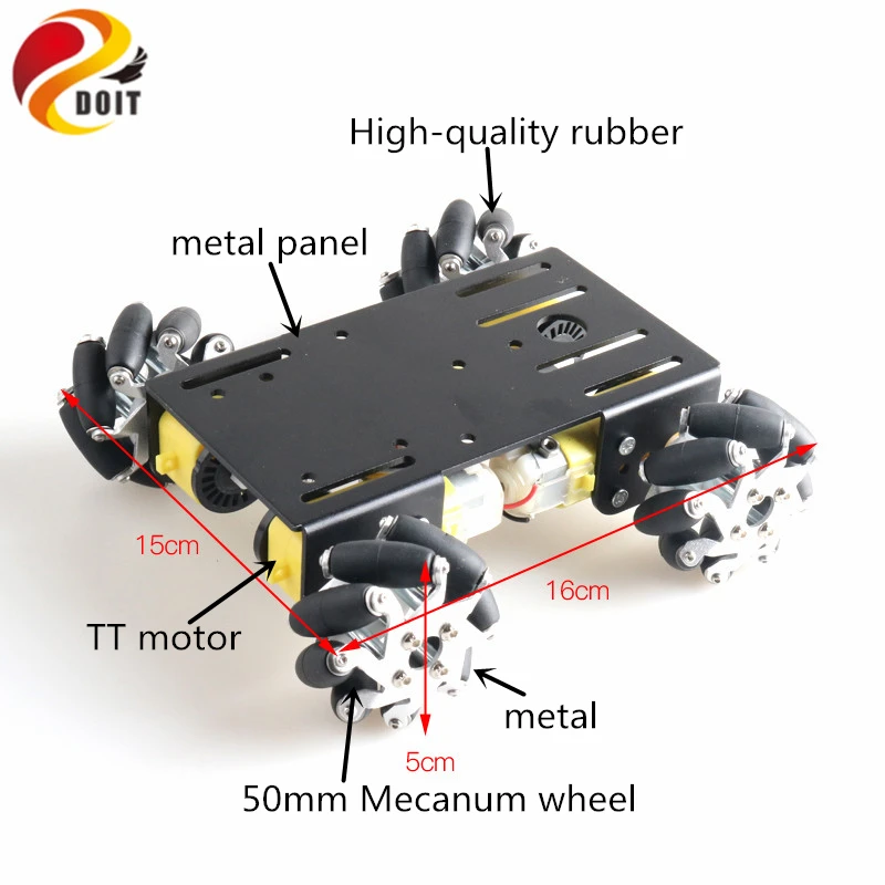 4WD-Omni-Wheel-Smart-Robot-Car-Chassis-Kit-4pcs-50mm-Metal-Mecanum ...