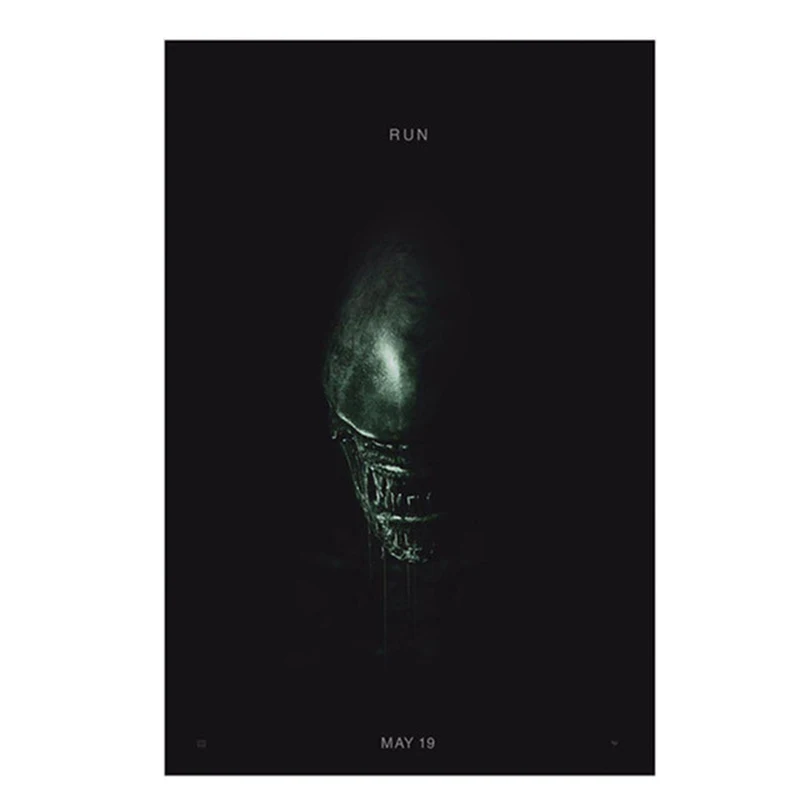 Póster de película de terror retro ALIEN COVENANT, cuadro clásico ...