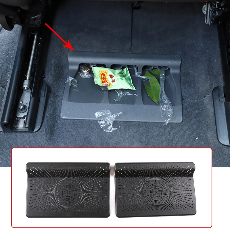 Car Inner Under Seat Air Vent Duct Outlet Panel Cover ABS For Mercedes ...