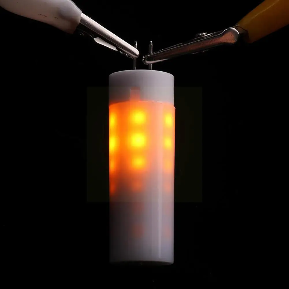 New Rust Proof Led Torch Light Fire Flame Flickering Fire Burning Corn ...