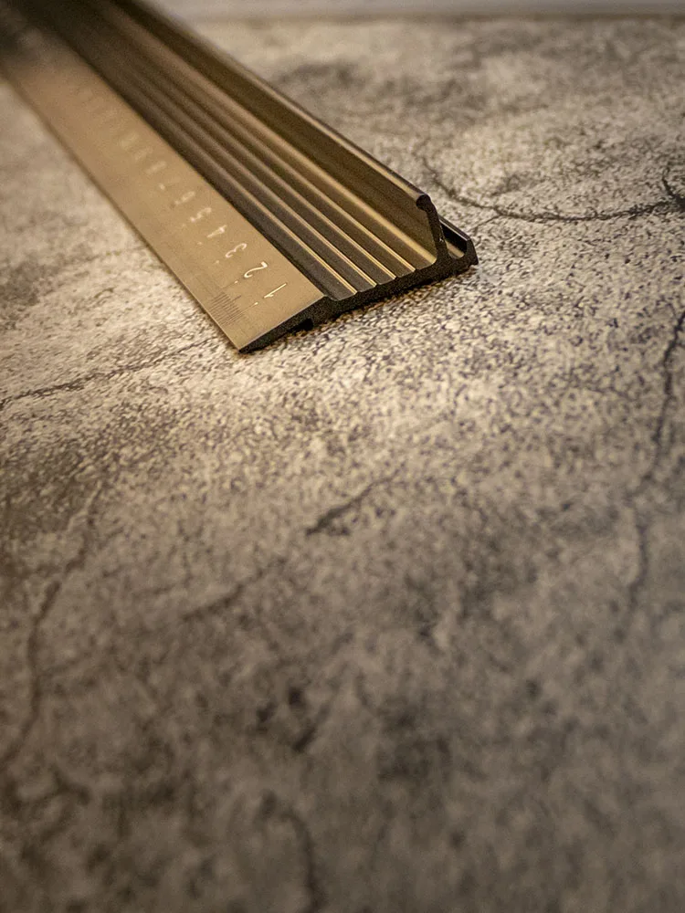 Handmade Leather DIY Tool Cut Leather Anti-cut Ruler Cut-proof Hand ...