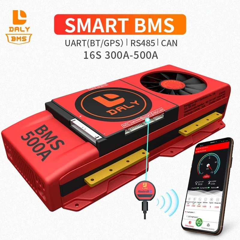 Daly-BMS-intelligent-16S-48V-300A-400A-500A-Bluetooth-485-pour-p-riph ...