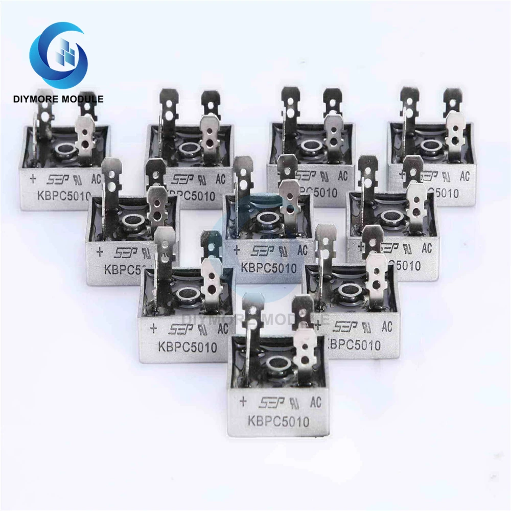 10pcs Kbpc5010 Diode Bridge Rectifier Diode 50a 1000v Kbpc 5010 Power Rectifier Diode ...