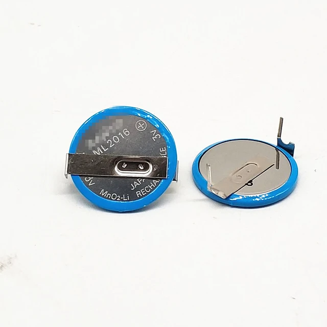 Maxell ML2016 ボタン コイン 電池 充電池 リチウムバッテリー 2次電池 バルク品 - 電池
