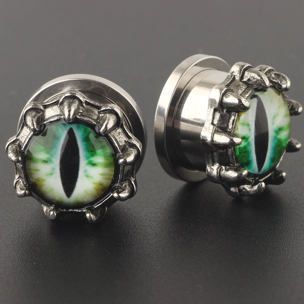 Ear-Stretcher-Piercing-Tunnels-Plugs-Gauges-Stainless-Steel-Earring ...