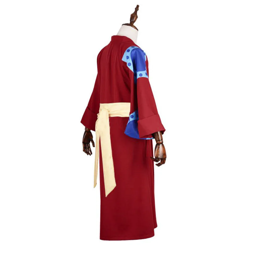 Red Kimono One Monkey Luffy Piece Cosplay Costume | One piece ...